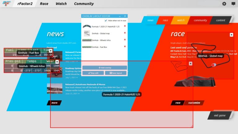『SimHub』の初期設定方法、使い方について - みなもブログ